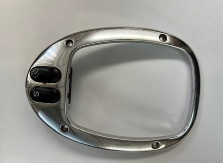 Jagbits Jaguar Parts: USED ALUMINUM CENTER CONSOLE SWITCH BEZEL ...