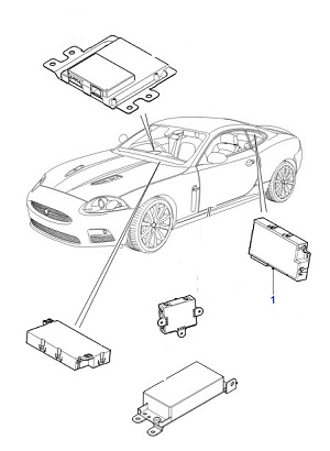 Jagbits Jaguar Parts: USED CONVERTIBLE TOP MODULE C2P13177