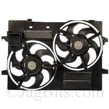 Cooling Fan Motor and Cowl Assembly for 2002-2008 X-Type, Twin Fan