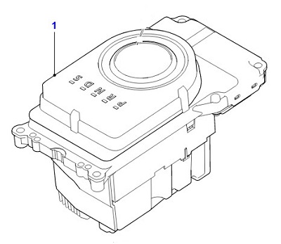 Jagbits Jaguar Parts: USED TRANSMISSION GEARSHIFT CONTROL MODULE T2H1305