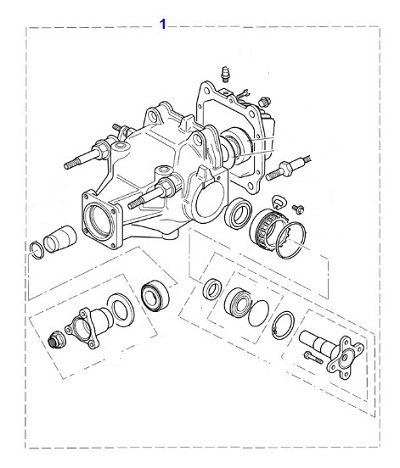 Jagbits Jaguar Parts: USED REAR DIFFERENTIAL ASSEMBLY